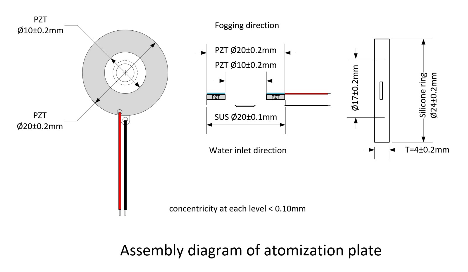 20mm Mesh Atomizer(Si)·RD-FE·10µm×4000 | Ultrasonic Atomizers | Piezo ...